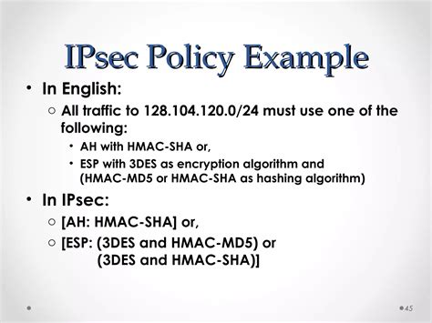 Ipsec Ppt