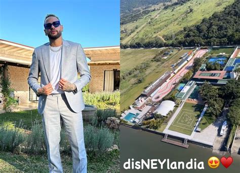 Após Multa De R 16 Milhões Neymar Sobrevoa Mansão E Compara A Parque De Diversões