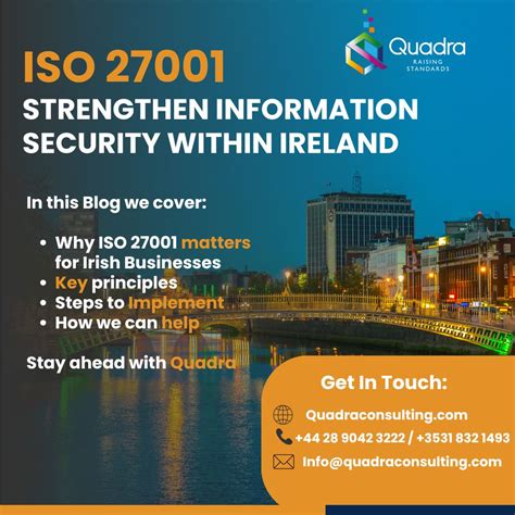 Iso27001 Cybersecurity Informationsecurity Dataprotection… Quadra Ltd