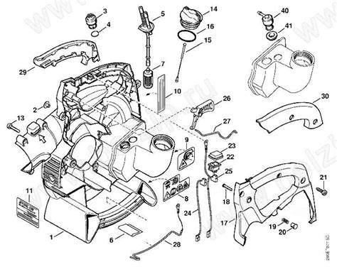 Exploring The Stihl BG56C Blower A Visual Parts Diagram