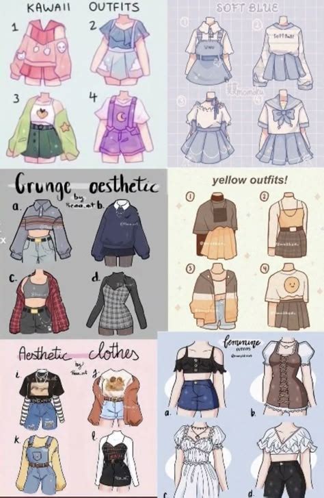 Cute Outfit Drawing Ideas
