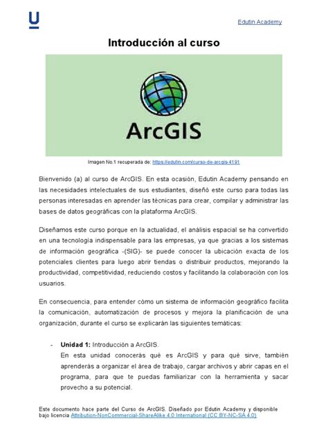 Introducción Arcgis Pdf Sistema De Información Geográfica Informática