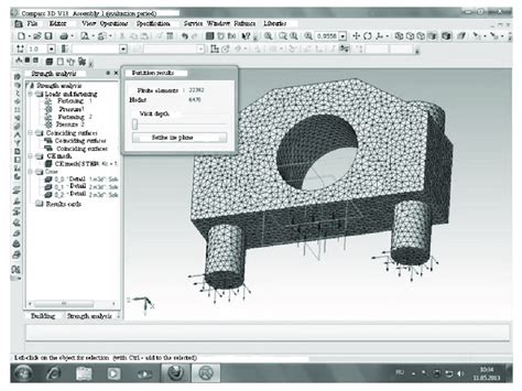 the generated finite element grid download scientific diagram