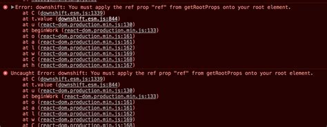 Getrootprops Refkey Error Only Shows Up On Production Build · Issue