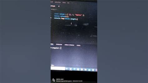 Javascript Delete Array Delete In Javascript Interview Question Ytshorts Shorts Youtube