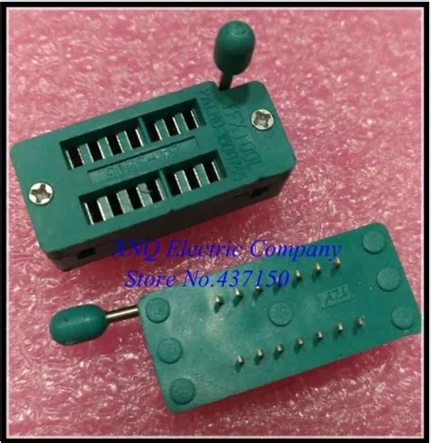 PCS LOT IC Test Universal ZIF Socket Pin Pin Dip Mm IC Socket Pitch In Electrical