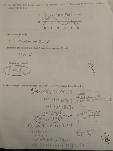 Calculus Derivatives And Curve Sketching Where Did I Go Wrong Rhomeworkhelp