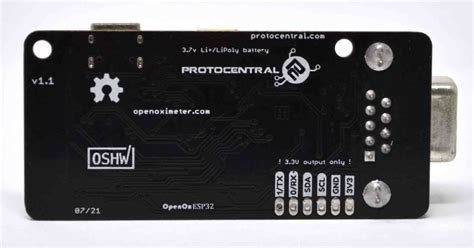 Protocentral Openox Wireless Pulse Sensor Kit Based On Afe4400 Esp32 Protocentral Electronics