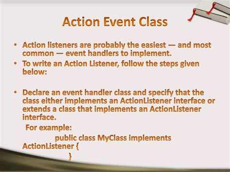 Event Handling In Java Pptx