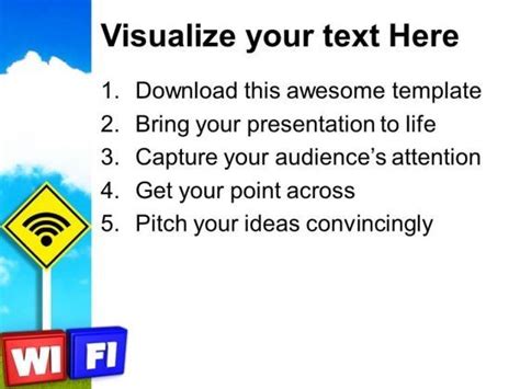 Wifi Symbol Powerpoint Templates And Powerpoint Themes 0912
