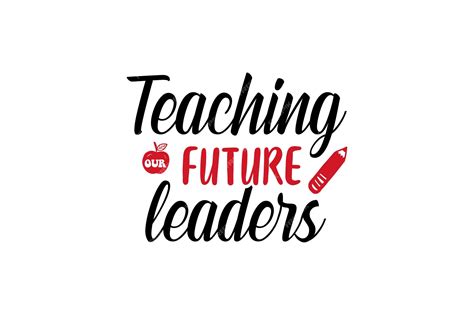 Enseñando El Logotipo De Los Futuros Líderes Con El Título Enseñando A Los Futuros Líderes