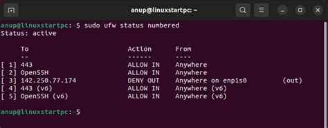 How To Configure Firewall With Ufw On Ubuntu Linux Start