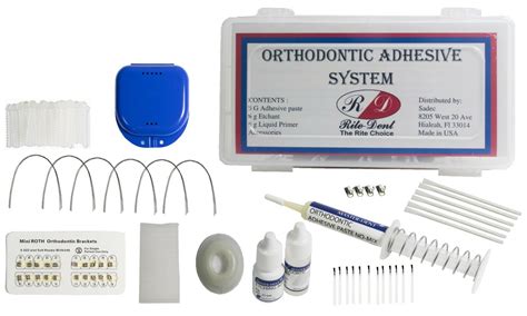 Orthodontic Bracesbrackets Complete Setup Kit Sadec Dental