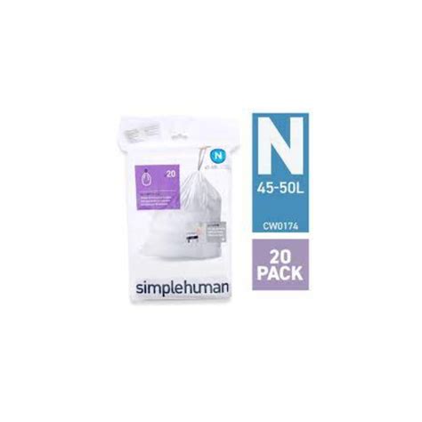 Simplehuman Code N Bin Liners 20 Pc Pitre Home