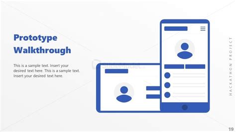 Prototype Walkthrough Slide Hackathon Project Slidemodel