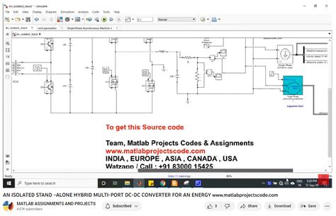 An Isolated Stand Alone Hybrid Multi Port Dc Dc Converter For An Energy Matlab Simulink
