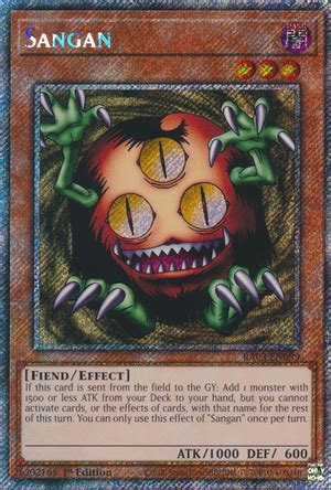 Sangan Yu Gi Oh Myp Cards