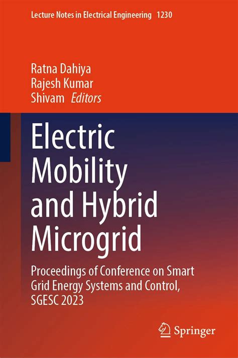 Electric Mobility And Hybrid Microgrid Proceedings Of Conference On