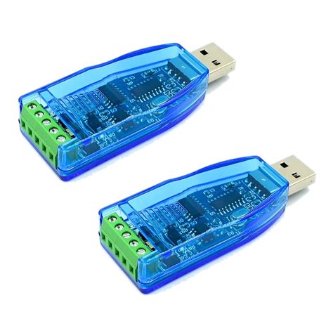2 Usb To Rs485 Communication Module Blue