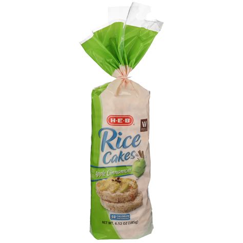 H E B Apple Cinnamon Rice Cakes Shop Rice Cakes At H E B