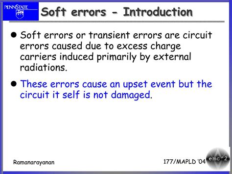 Ppt Soft Errors In Adder Circuits Modeling Analysis And Mitigation Powerpoint Presentation