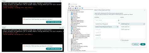 Native Serial Port Cant Obtain Info Com Port Issues Ide 2x