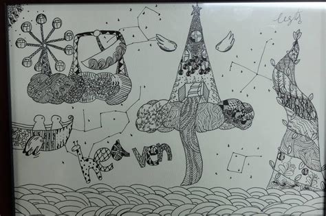 옥이샘의 톡톡 교실 팁 ★젠탱글 6학년 미술 동아리 아이들 작품입니다 ☞도구 피그마