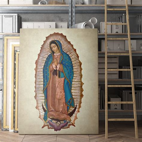 Our Lady Of Guadalupe Canvas Wall Art Print Iconic Posters Prints