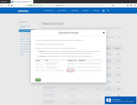 Update Sfos Firmware On Sophos Firewall Avanet
