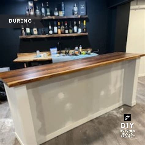 DIY Butcher Block Befores Afters Hardwood Reflections