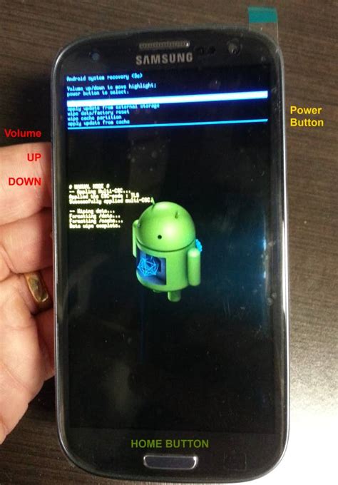 SOLVED How To Factory Reset A Samsung Galaxy S3 Up Running Inc Tech How To S