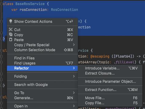 Ios Where Is The Appcode Extract To File Refactoring Stack Overflow