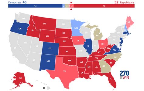 2026 Senate Election Forecast Maps 270towin