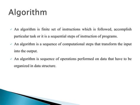 Algorithm Analysis In Fundamentals Of Data Structure Pptx