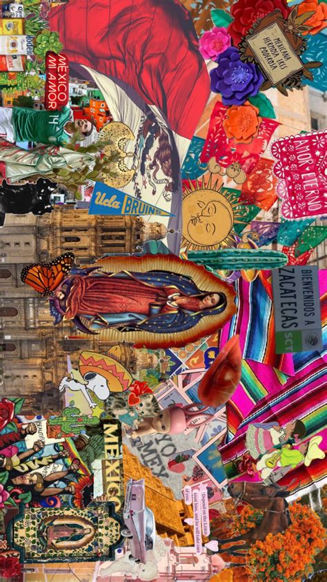 Mexican American Collage🎀🇲🇽 Mexican Culture Art Mexican Art Mexican American Culture