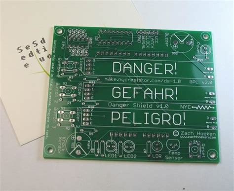 Danger Shield 1 0 PCB Seeed Studio Buy In Australia SSPCB103A4O Core Electronics
