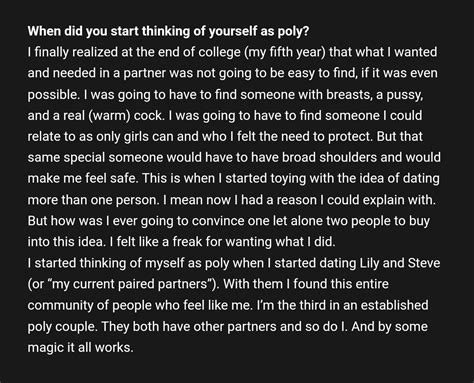 Talking About Poly As In Polygender Polysexual Polyromantic And
