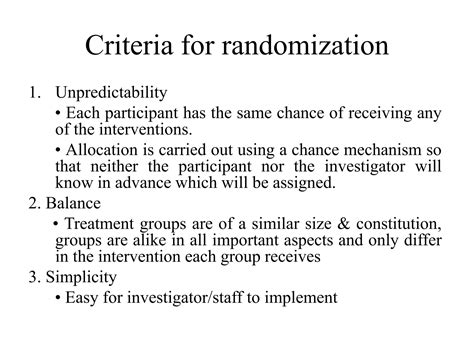 Type Of Randomization Pptx
