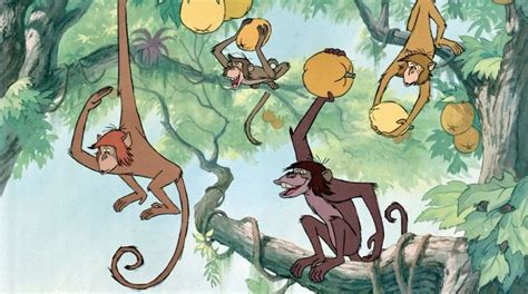 King Louis And His Flunky Monkeys Walt Disneys “the Jungle Book