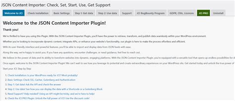 Get Use Apis Json Content Importer Net
