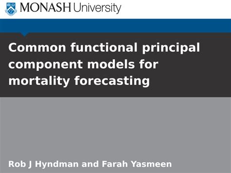 Common Functional Principal Component Models For Mortality Forecasting