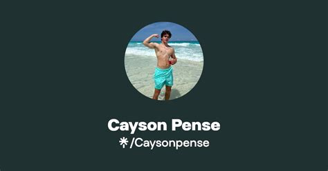 Cayson Pense Instagram Tiktok Linktree