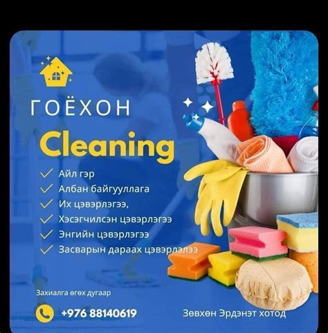 Эрдэнэт Гоёхон Гэр Цэвэрлэгээ