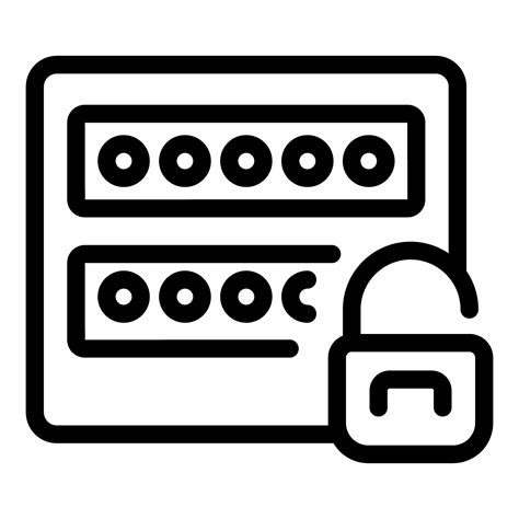 Secure Server Protecting User Data With Password 47437796 Vector Art At Vecteezy