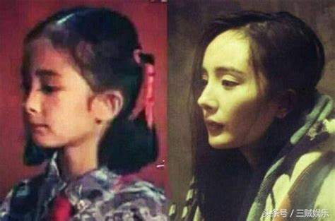 罕见！杨幂从小到大对比照曝光，你还说整容了吗？