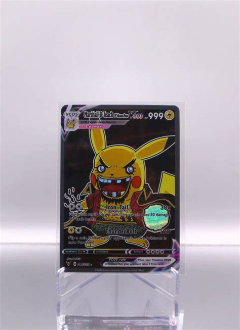 2024 En Marshal D Teach Pikachu Vcos Pokemon Pikachu Cosplay Raw Tcg