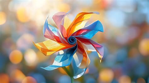 Free Colorful Pinwheel Twirls Image Colorful Twirl Pinwheel