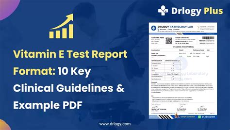 Vitamin E Test Report Format Pdf Sample Template And Example Drlogy