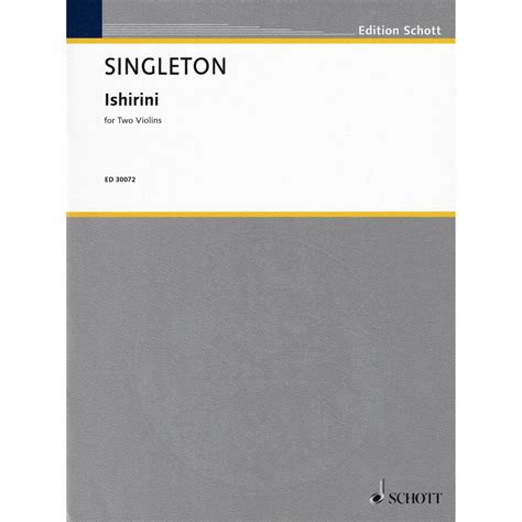 Singleton Ishirini For Two Violins Southwest Strings
