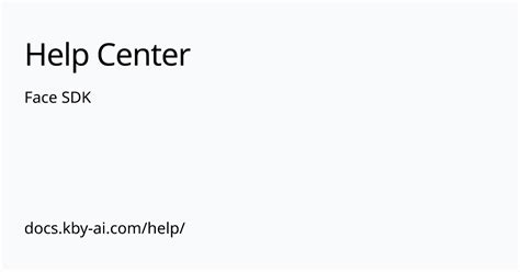 face liveness detection sdk face recognition sdk help center